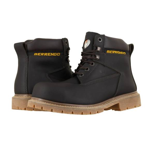 BERRENDO | Shoes | New Berrendo 6 Steel Toe Work Boots In Brown | Poshmark